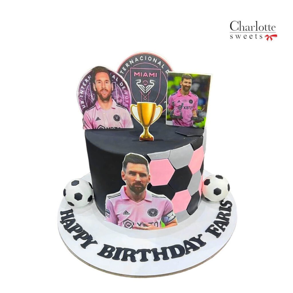 Best Inter Miami Cake | Delivery in Dubai, Sharjah, Ajman.