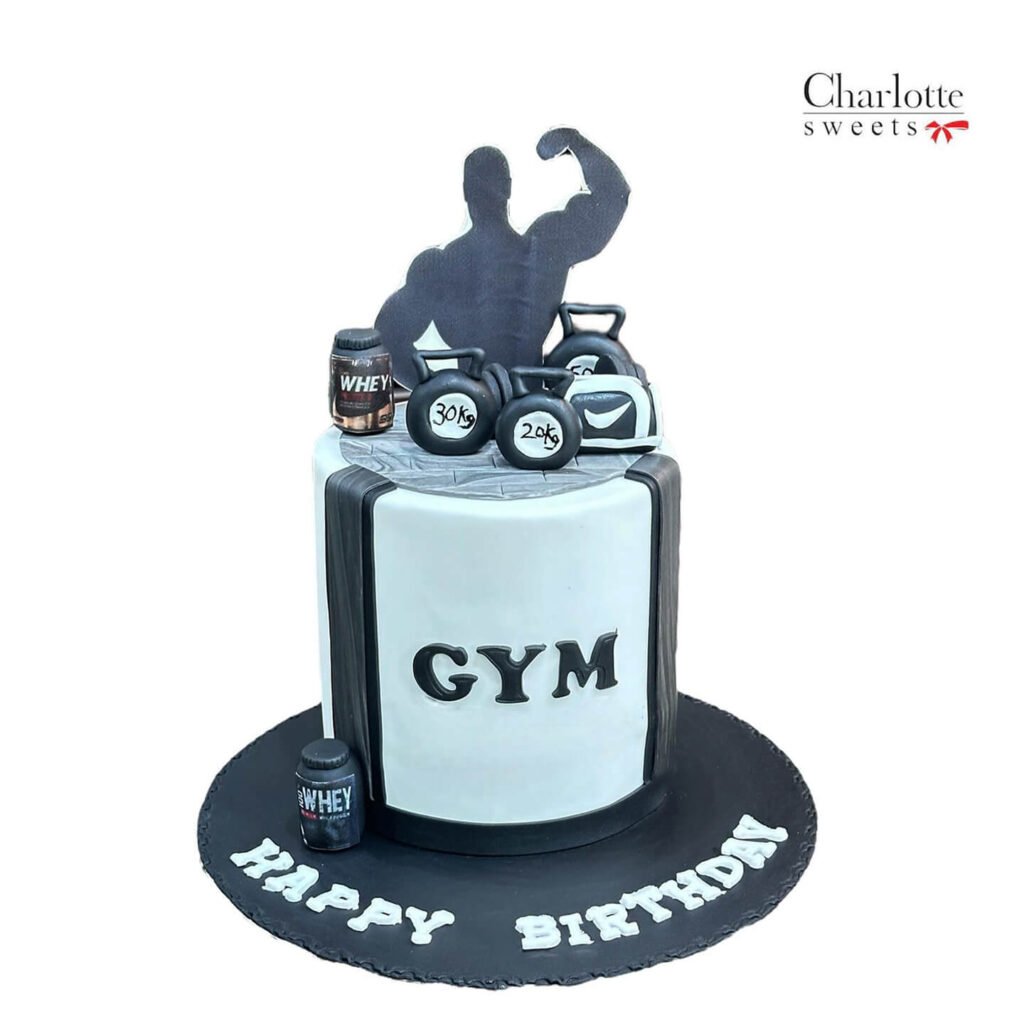 Best Gym Cake Design | Delivery in Dubai, Sharjah, Ajman.