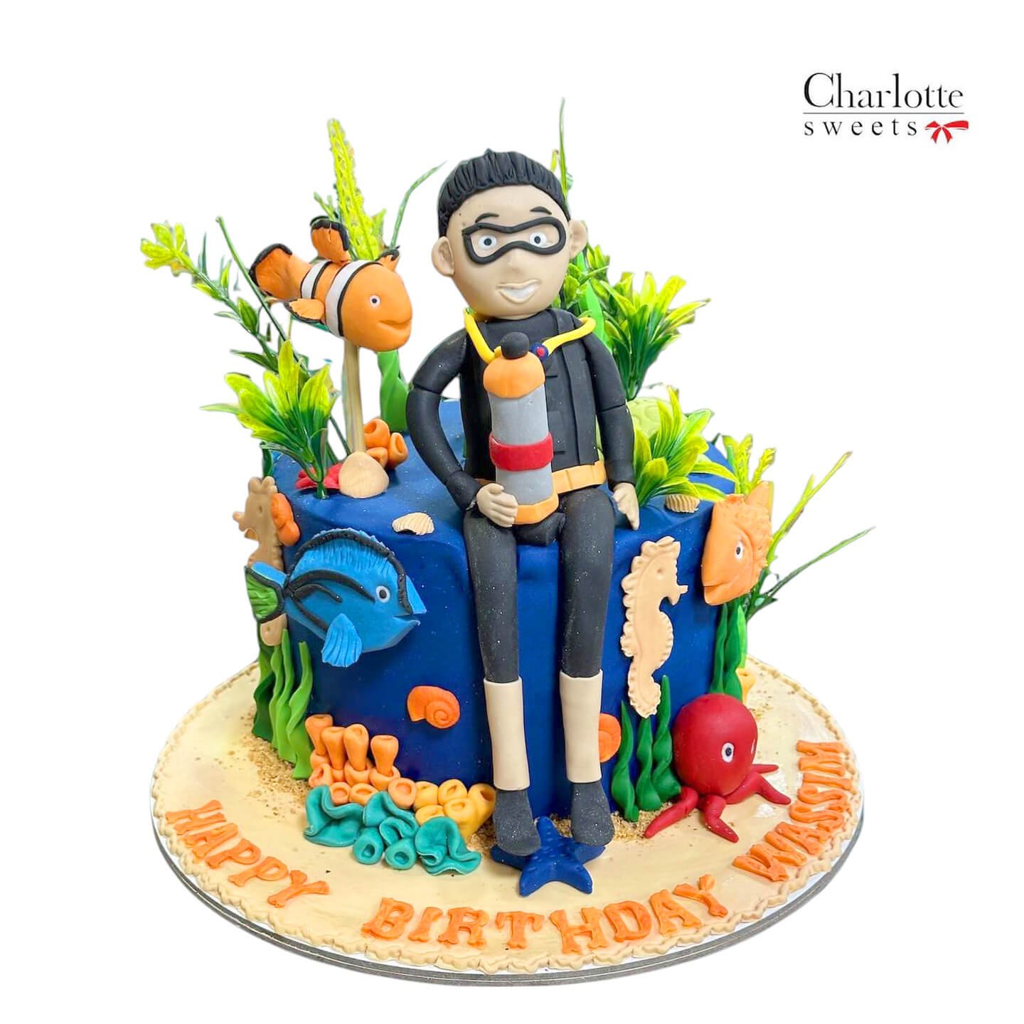 Best Scuba Diving Cake | Delivery in Dubai, Sharjah, Ajman.