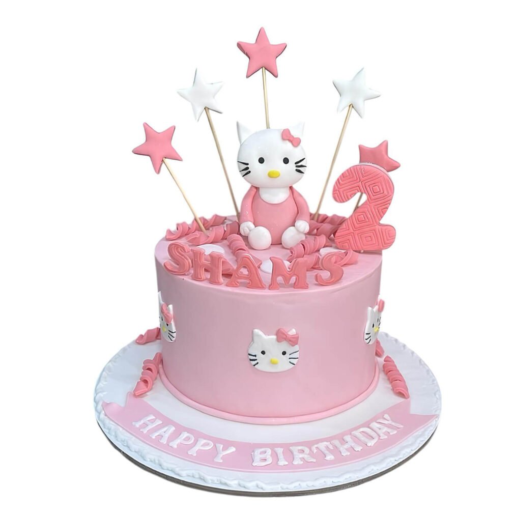 Hello Kitty With Cake | Hello Kitty Cake in Dubai, Sharjah.