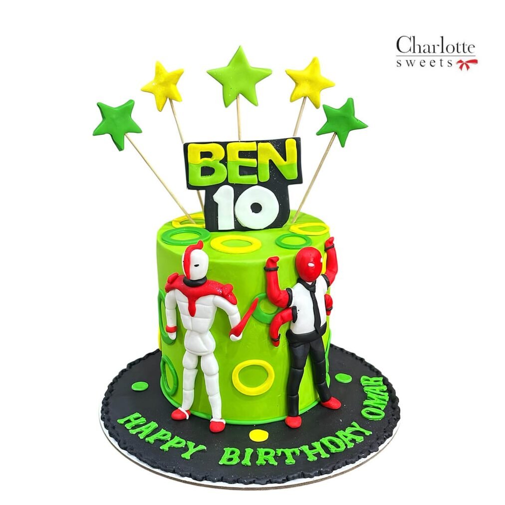 Best Ben Ten Cake | Kids Birthday cake Delivery in Dubai.